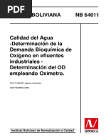 Medición de DBO5 en Agua: Guía Práctica | PDF | Agua | Oxígeno