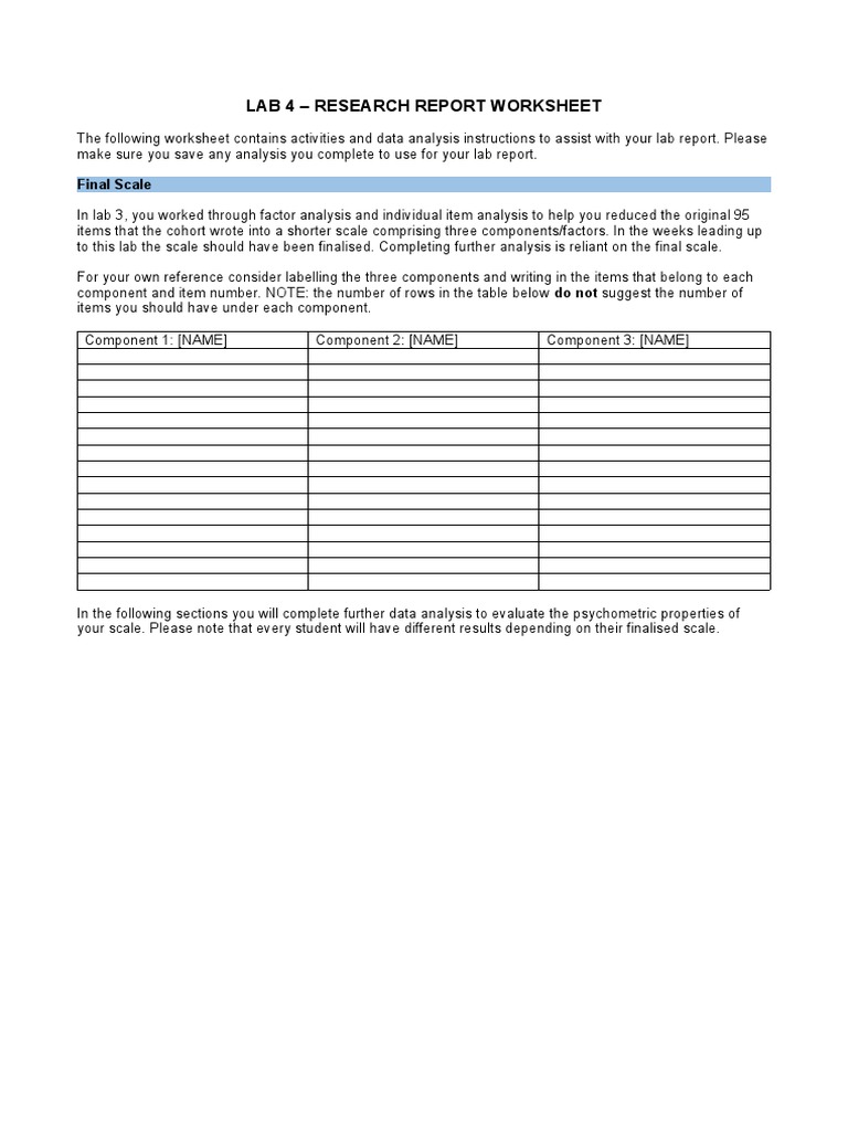 Lab 4 Student Worksheet - SPSS | PDF | Correlation And Dependence ...