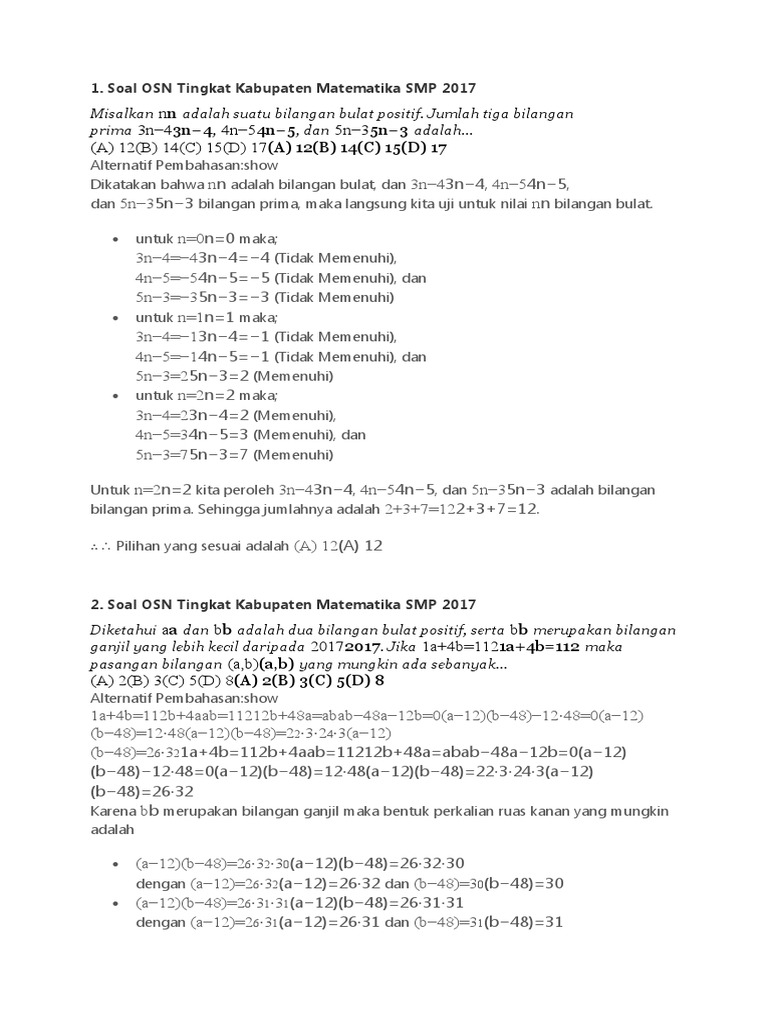 N N 3n 4 3n 4 4n 5 4n 5 5n 3 5n 3 (A) 12 (B) 14 (C) 15 (D) 17 (A) 12 (B) 14 (C) 15 (D) 17 | PDF