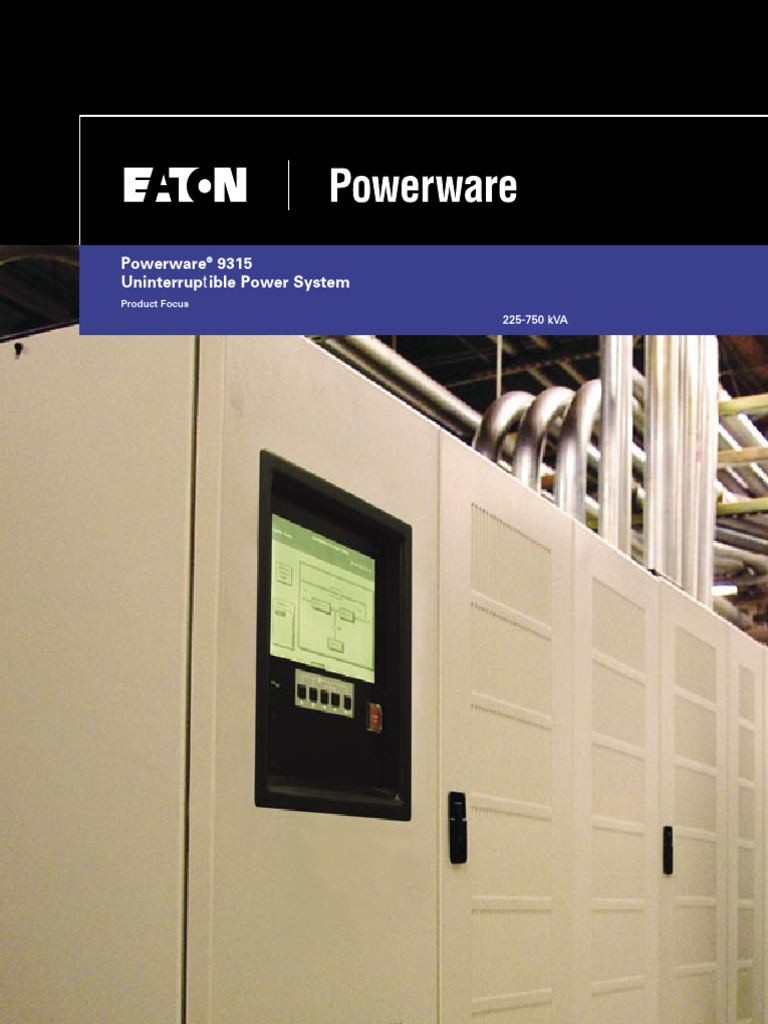 Powerware 9315 Uninterruptible Power System: Product Focus | PDF ...