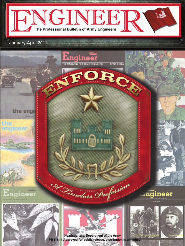 NU - US Army Engineer Magazine Jan-Apr 2011 - TEBC | PDF | Non ...