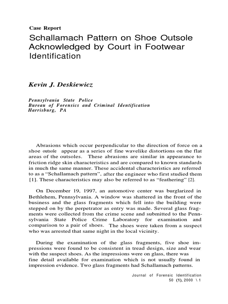 Schallamach Pattern On Shoe Outsole Acknowledged by Court in Footwear ...