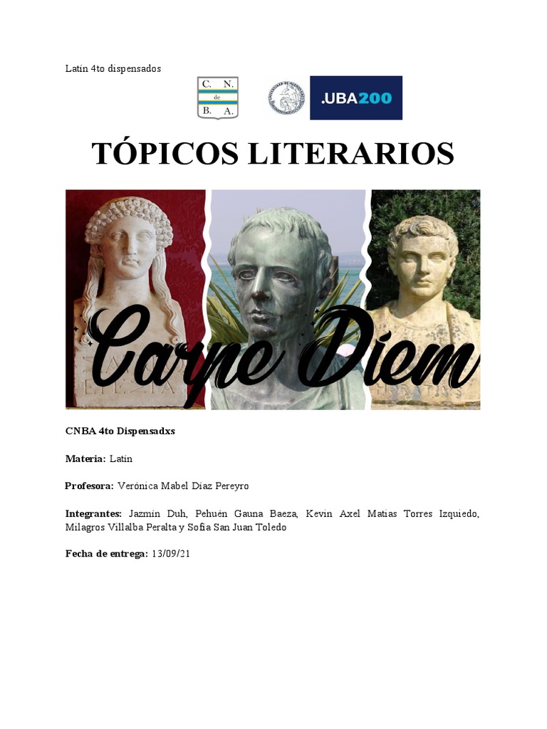 Trabajo de Análisis de Horacio, Safo y Catulo | PDF | Poesía | Amor