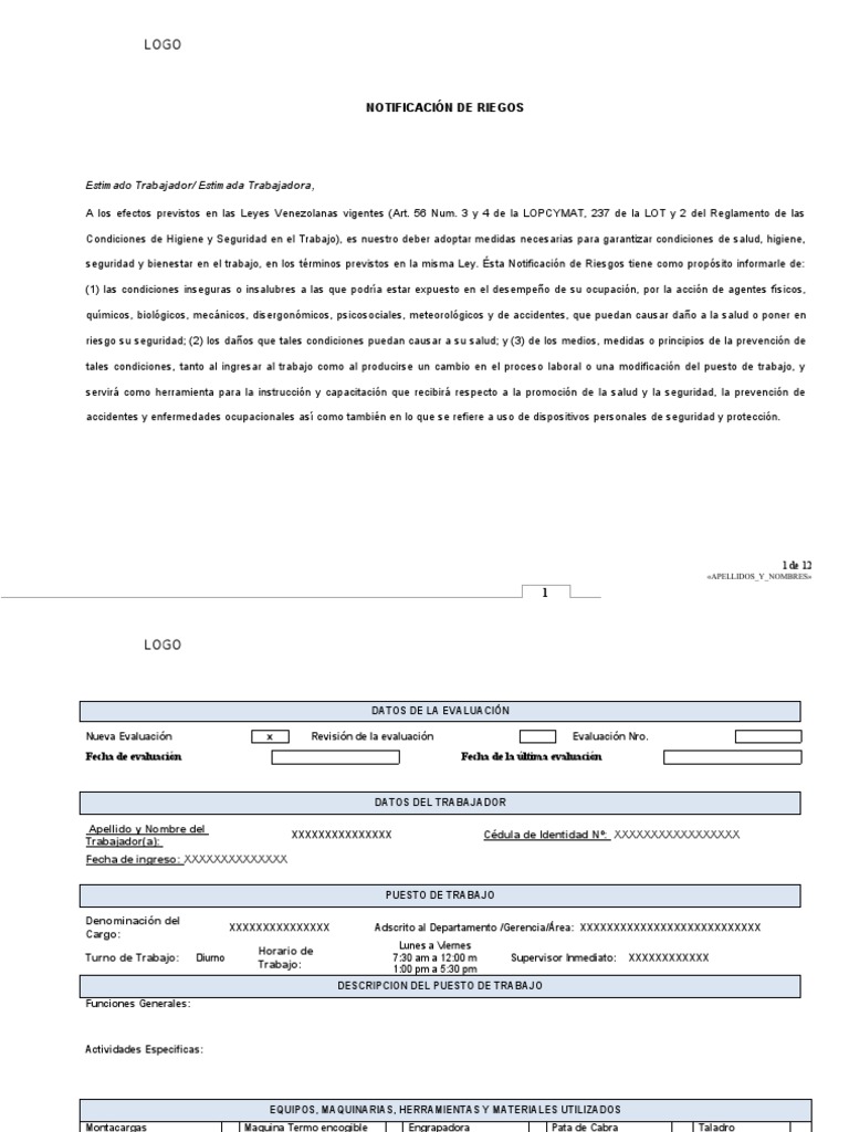 Modelo Ast Ejemplo | PDF | Máquina elevadora | Seguridad y salud ...