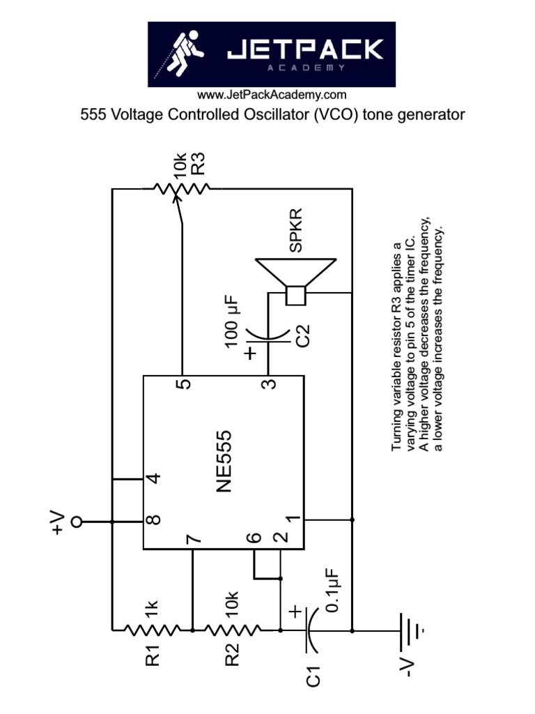 018 555 VCO Tone Generator Schematic Download Corrected | PDF | Science ...