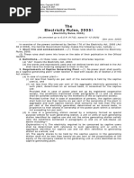 Electricity Rules 2005 Overview | PDF | Common Law | Government