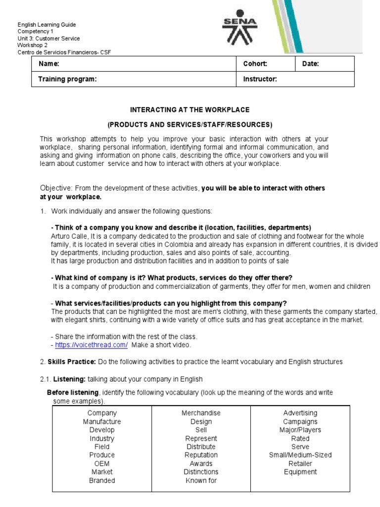 Activity 3 - CUSTOMER SERVICE | PDF | Brand | Sales
