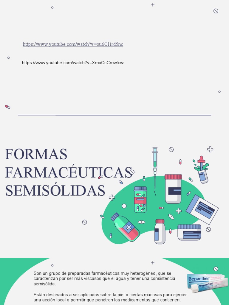 Semisolidos | PDF | Medicamentos con receta | Química