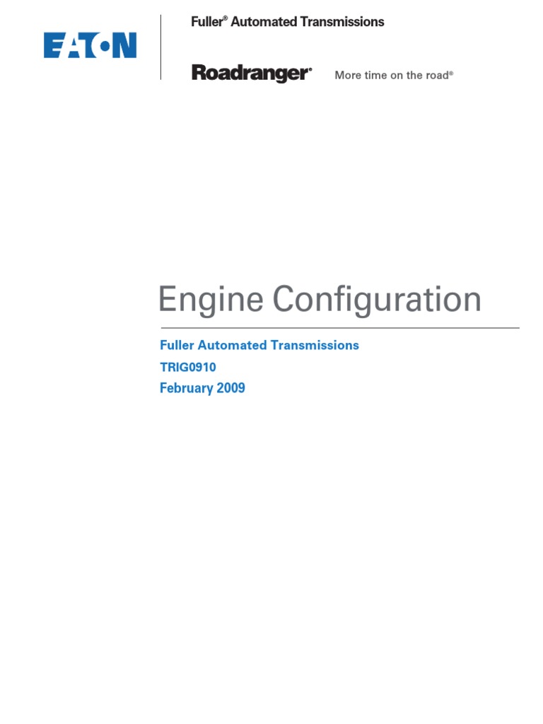 Engine Config Settings | PDF | Transmission (Mechanics) | Automatic ...