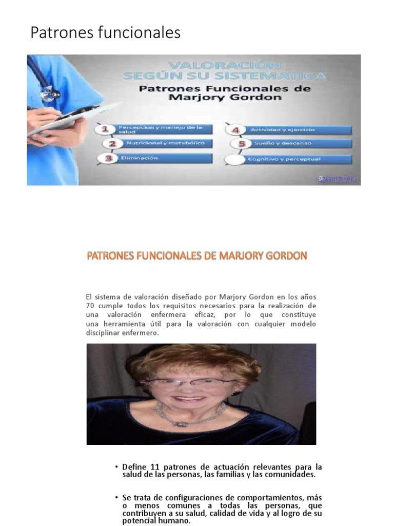 Patrones Funcionales | PDF | Percepción | Enfermería