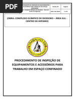 POP.013 - Procedimento para Trabalho em Espaço Confinado | PDF ...