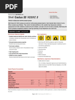Shell Gadus S2 V220 2 Datasheet | PDF | Lubricant | Bearing (Mechanical)