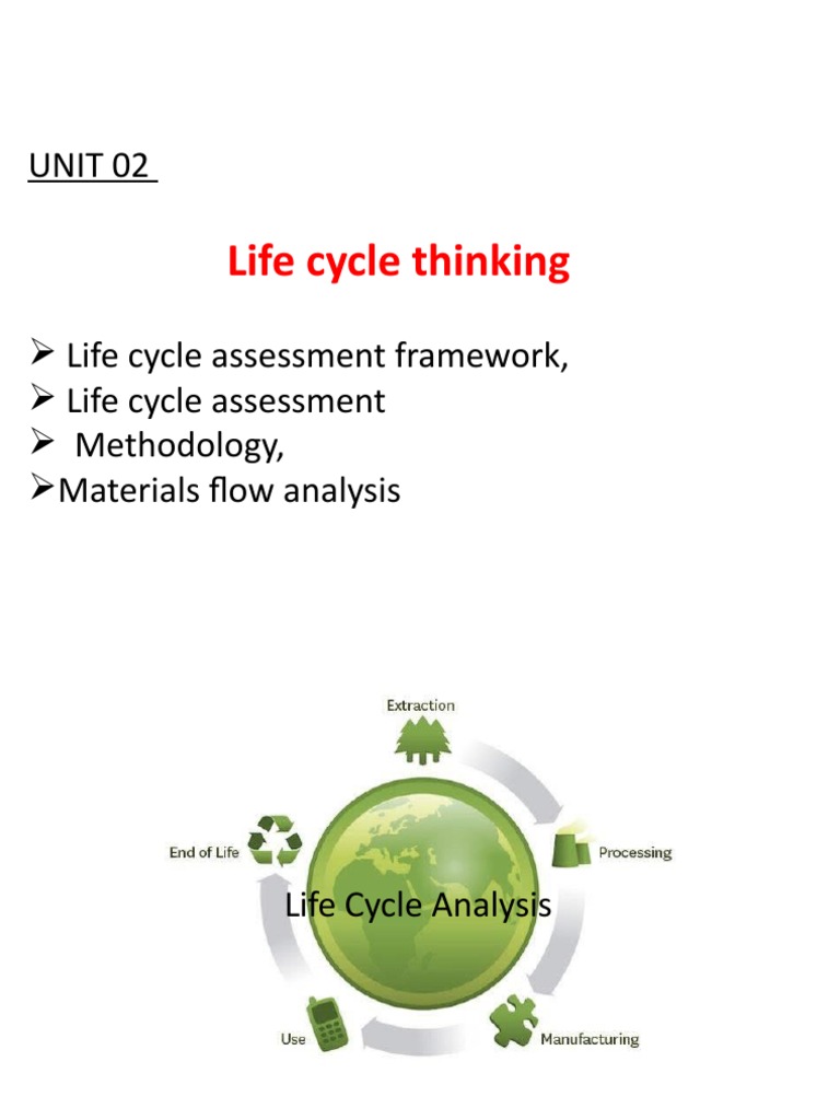 Life Cycle Thinking | PDF | Life Cycle Assessment | Environmental Science