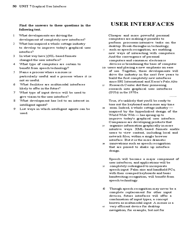 05 User Interfaces | Download Free PDF | Graphical User Interfaces ...