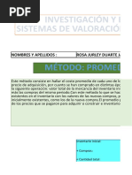 Método de Identificación Específica | PDF | Inventario | Economias