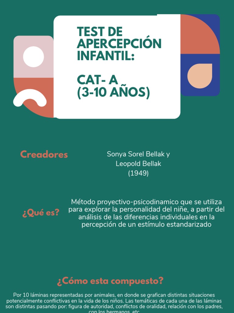 Test de Apercepción Infantil Cat - A (3-10 Años) | PDF | Las emociones ...