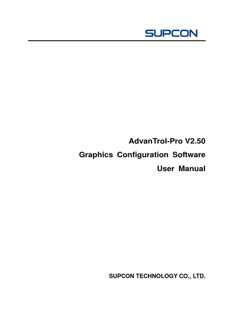 Graphics Configuration Software User Manual | PDF | Menu (Computing) | Cursor (User Interface)