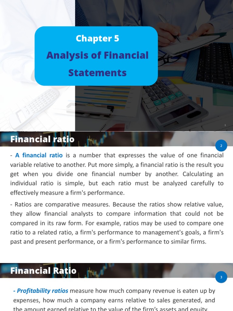 Chapter 5. Financial Statement Analysis | PDF | Financial Ratio | Debt