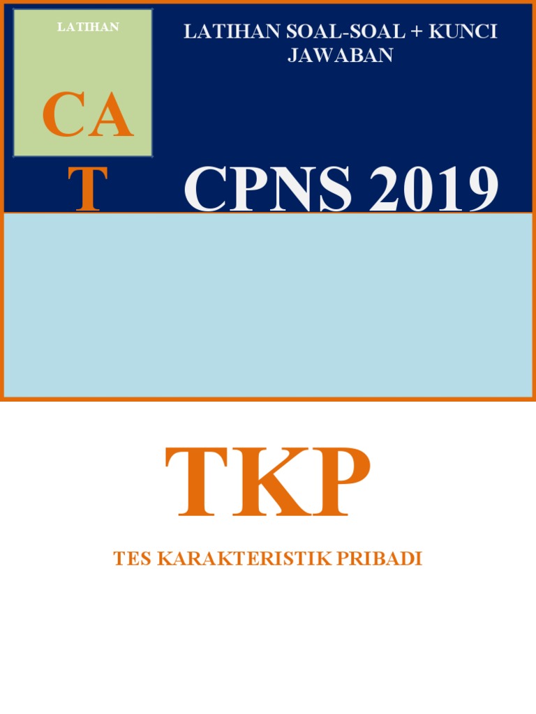 Latihan Soal-Soal TKP CPNS 2019 Dan Pembahasan Part 2 | PDF | Pengembangan Diri