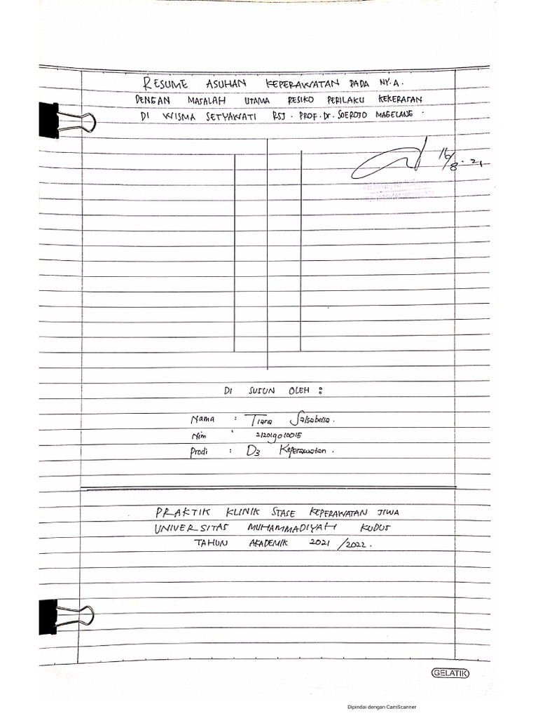 Resume Bangsal RPK | PDF