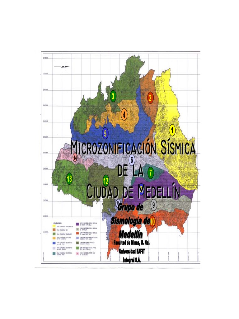 Microzonificación Sísmica de Medellín | PDF | Temblores | Colombia