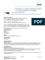 Determination of Sugar Solutions Color According To ICUMSA ...