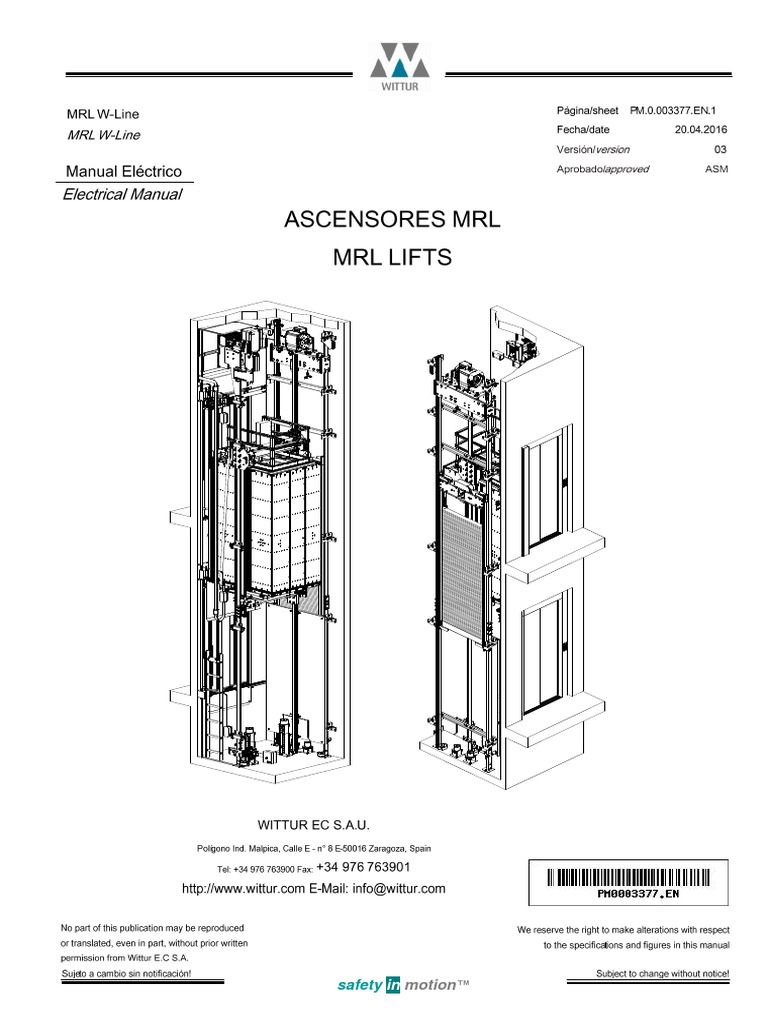 MRL E-Pack - Electrical Manual | PDF | Transport | Mechanics