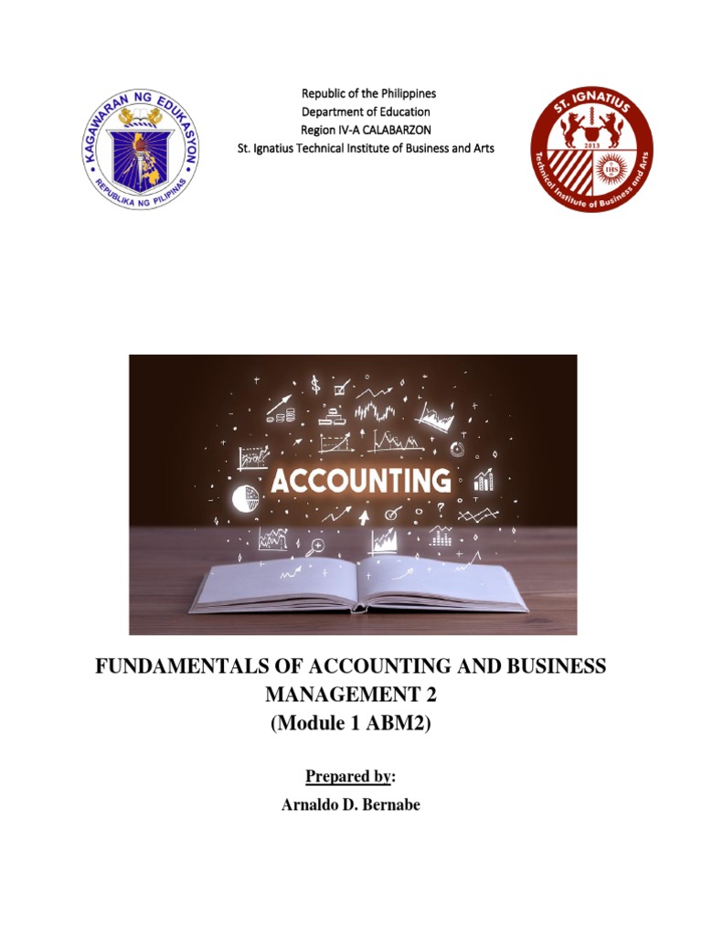 Fundamentals of Accounting and Business Management 2 (Module 1 ABM2) | PDF | Debits And Credits ...