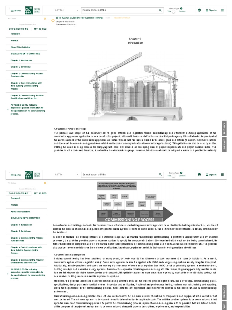 Chapter 1 Introduction, 2018 ICC G4 Guideline For Commissioning - ICC ...