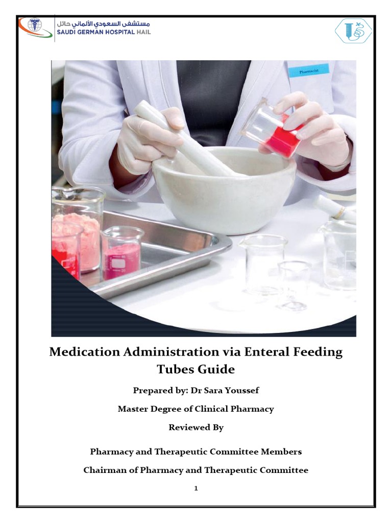 Medication Administration Via Enteral Tube Feeding Guide | PDF | Tablet ...