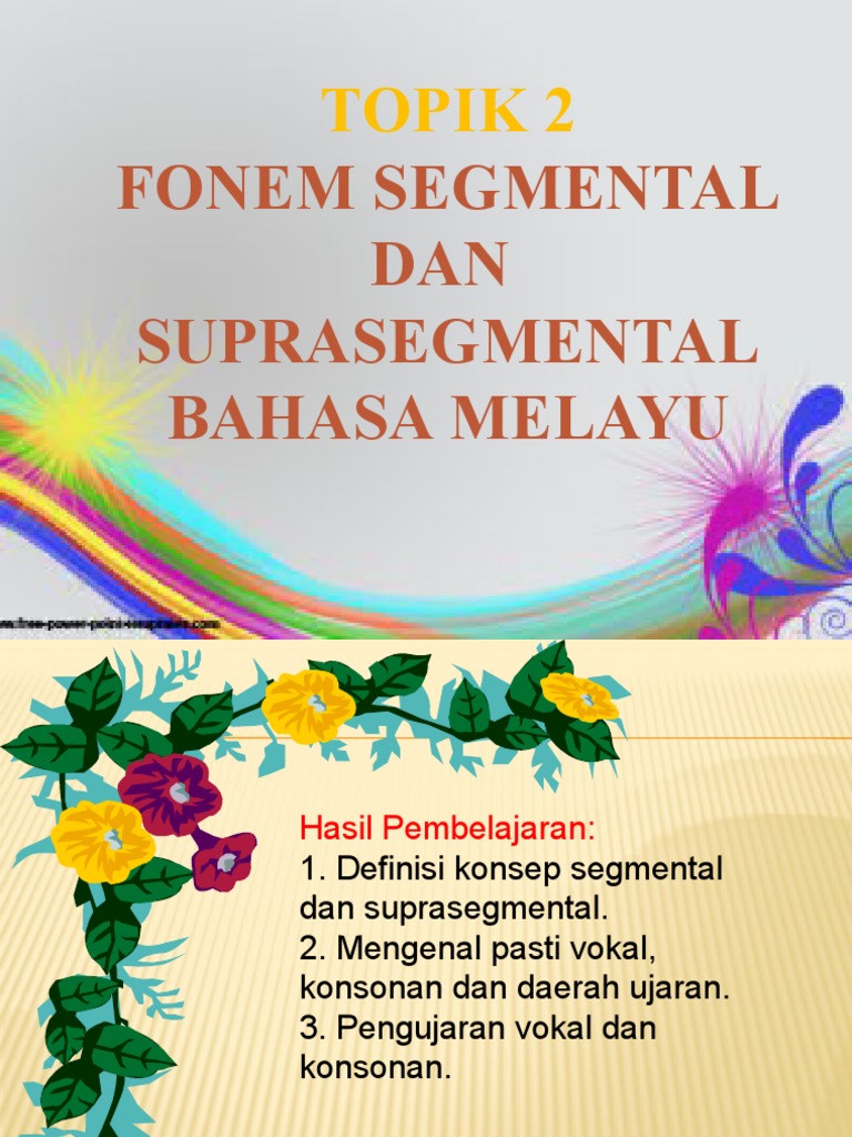 Fonem Vokal Dan Konsonan | PDF