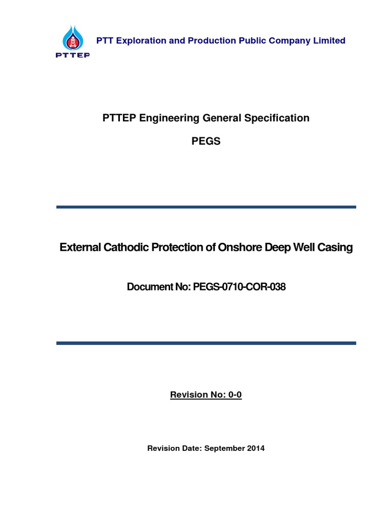 PEGS-0710-COR-038 - External Cathodic Protection of Onshore Deep Well ...