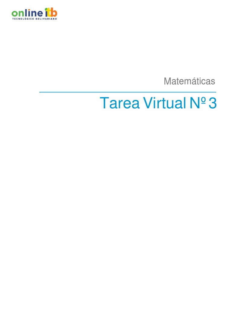 Tarea Virtual 3 Pendiente | PDF | Pendiente | Ecuaciones