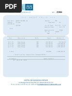 Nota Kosong Hotel | PDF