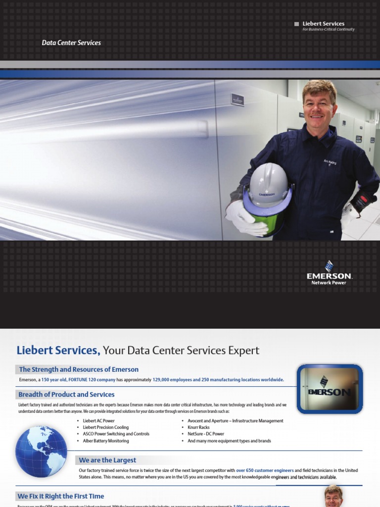 Liebert Services Overview Brochure | PDF | Data Center