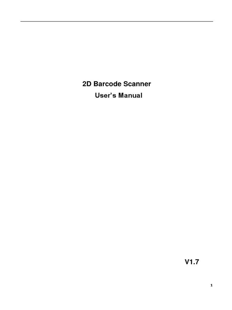MJ-340 Barcode Scanner User Manual | PDF | Barcode | Computing
