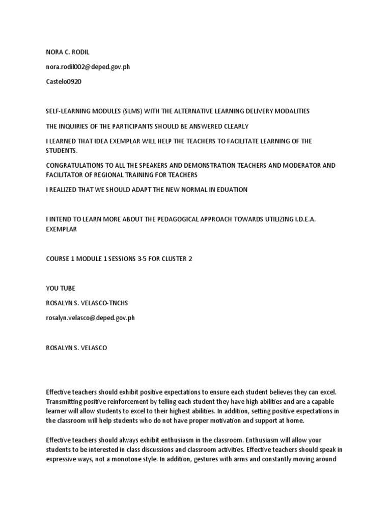 Attendance Essay | PDF | Classroom | Learning