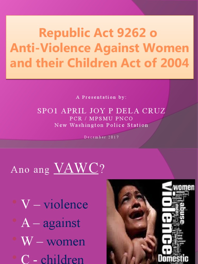 Presentation RA 9262 | PDF