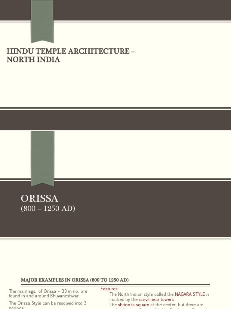 Orissan Temple Architecture Guide | PDF | Architectural Elements ...