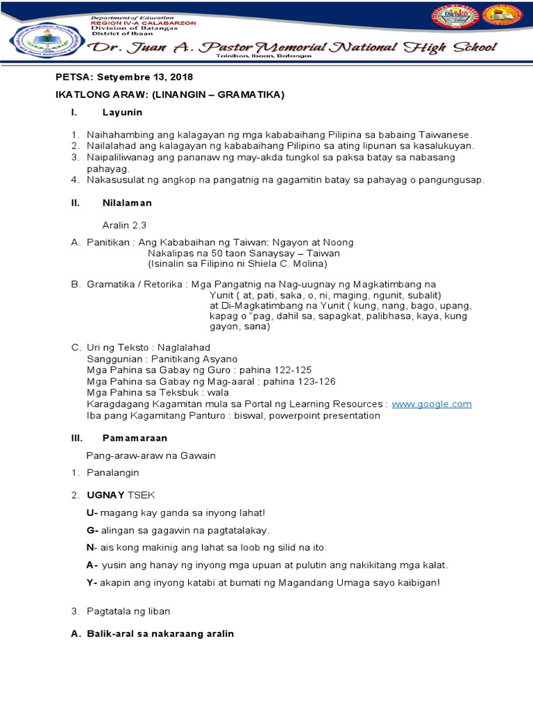 Linangin Gramatika | PDF