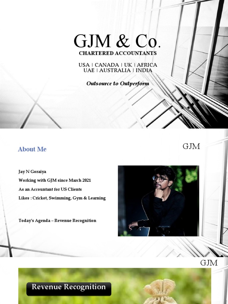 GJM & Co.: Chartered Accountants | PDF | Revenue | Dividend