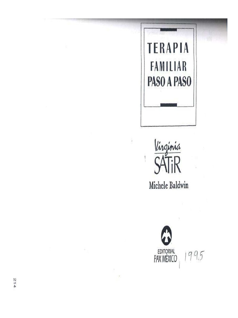 Terapia Familiar Paso A Paso - Virginia Satir | PDF