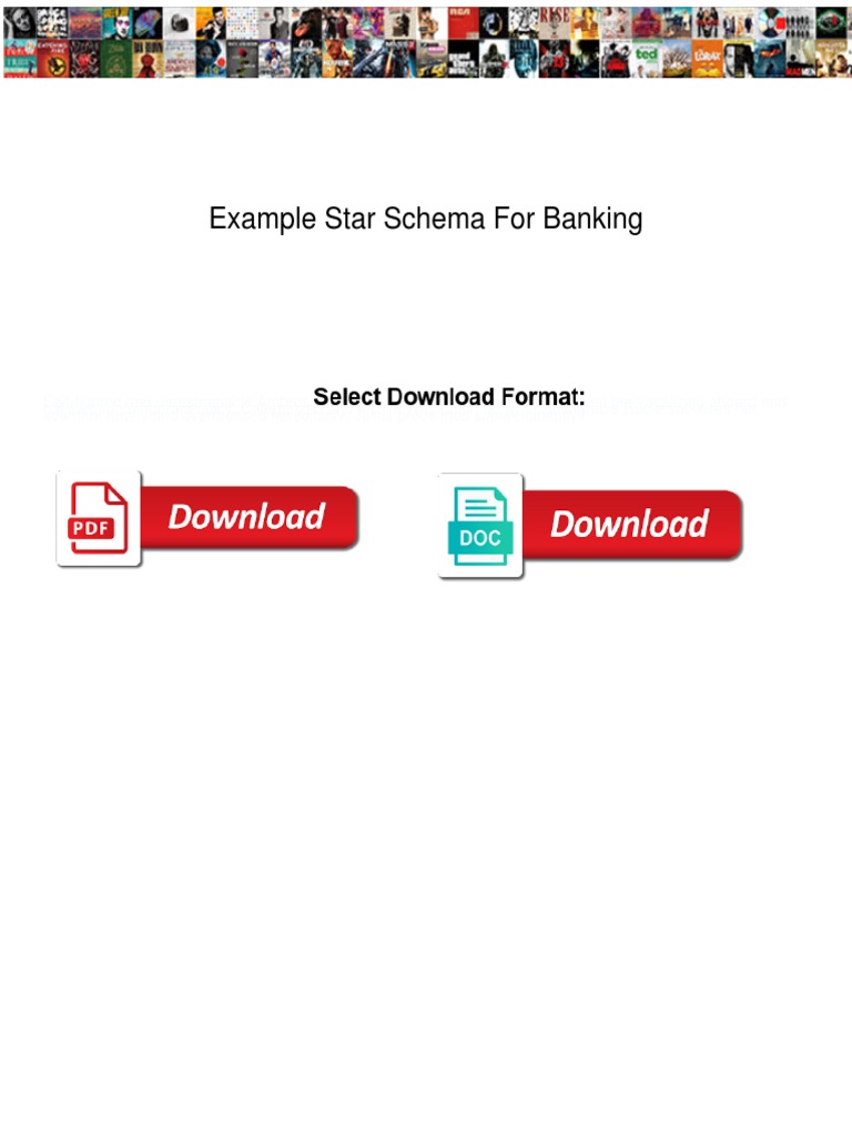 Example Star Schema For Banking | PDF | Data Warehouse | Conceptual Model