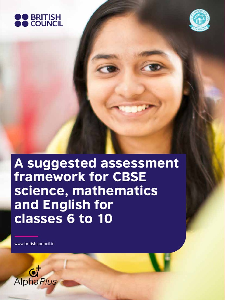Cbse Assessment Framework For Science Maths and English of Classes 6-10 ...