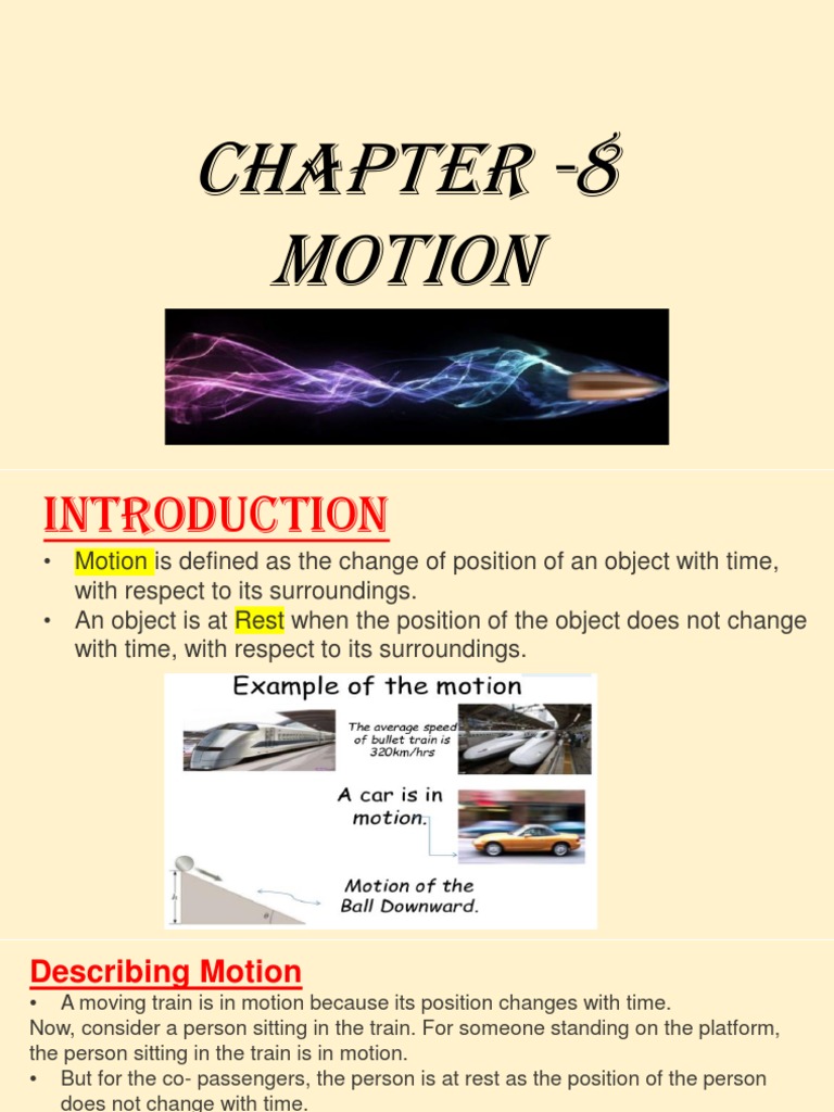 Motion - Grade 9 | PDF | Velocity | Speed