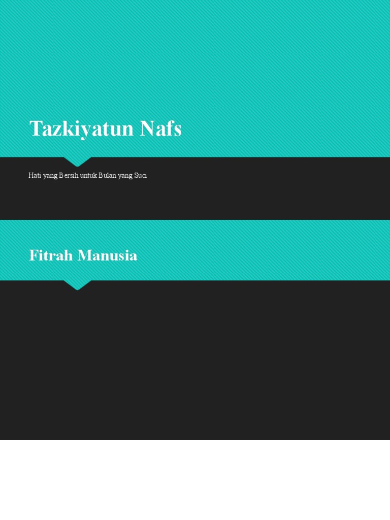 Tazkiyatun Nafs | PDF