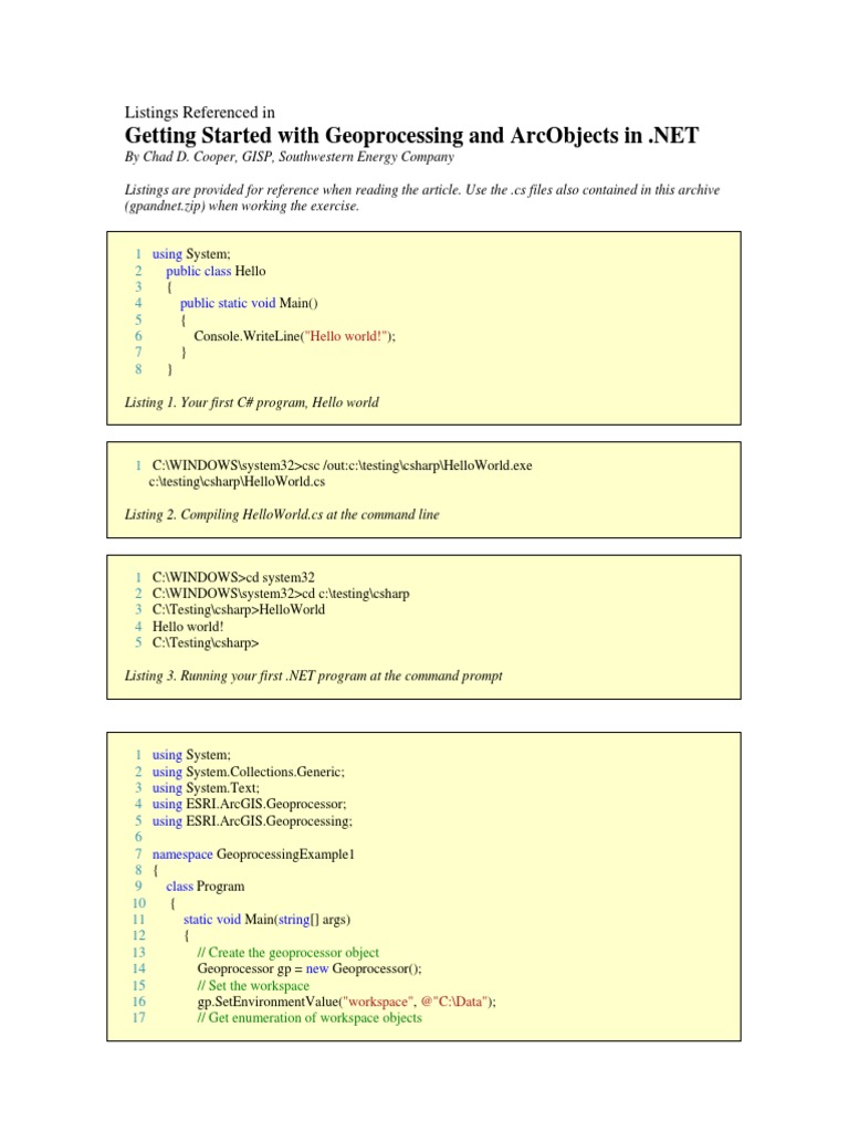 Getting Started With Geoprocessing | PDF | Esri | Arc Gis