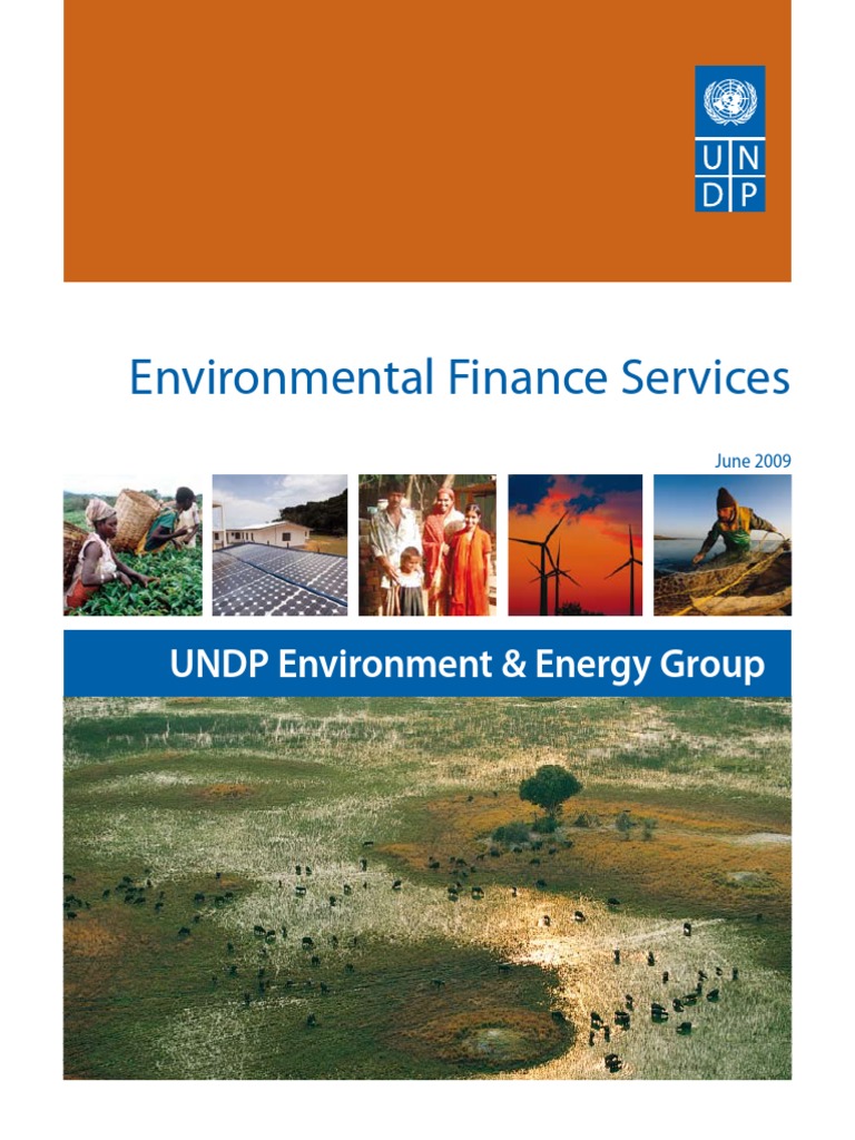 Environmental Finance Services Brochure | PDF | Global Environment ...