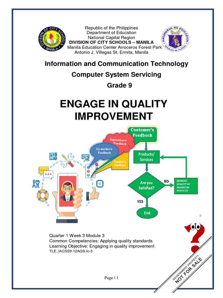Engage in Quality Improvement: Information and Communication Technology ...