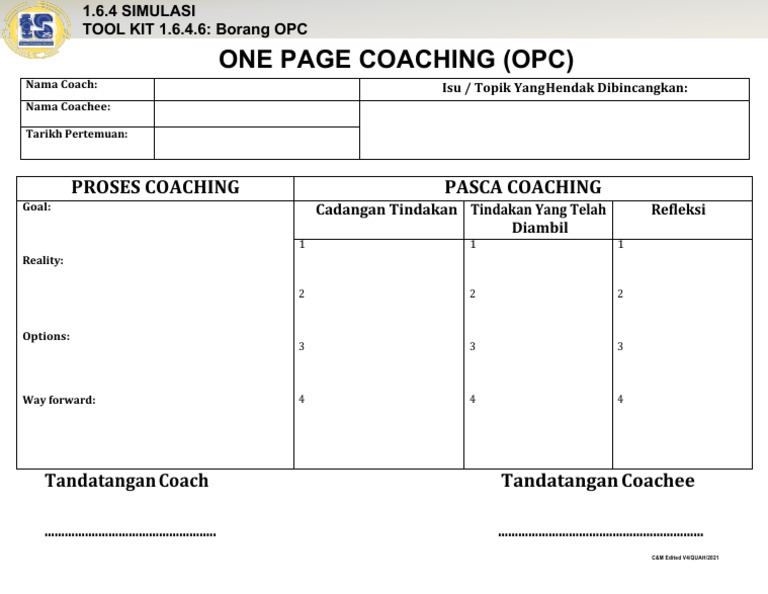 1.6.4 (6) - Borang OPC | PDF